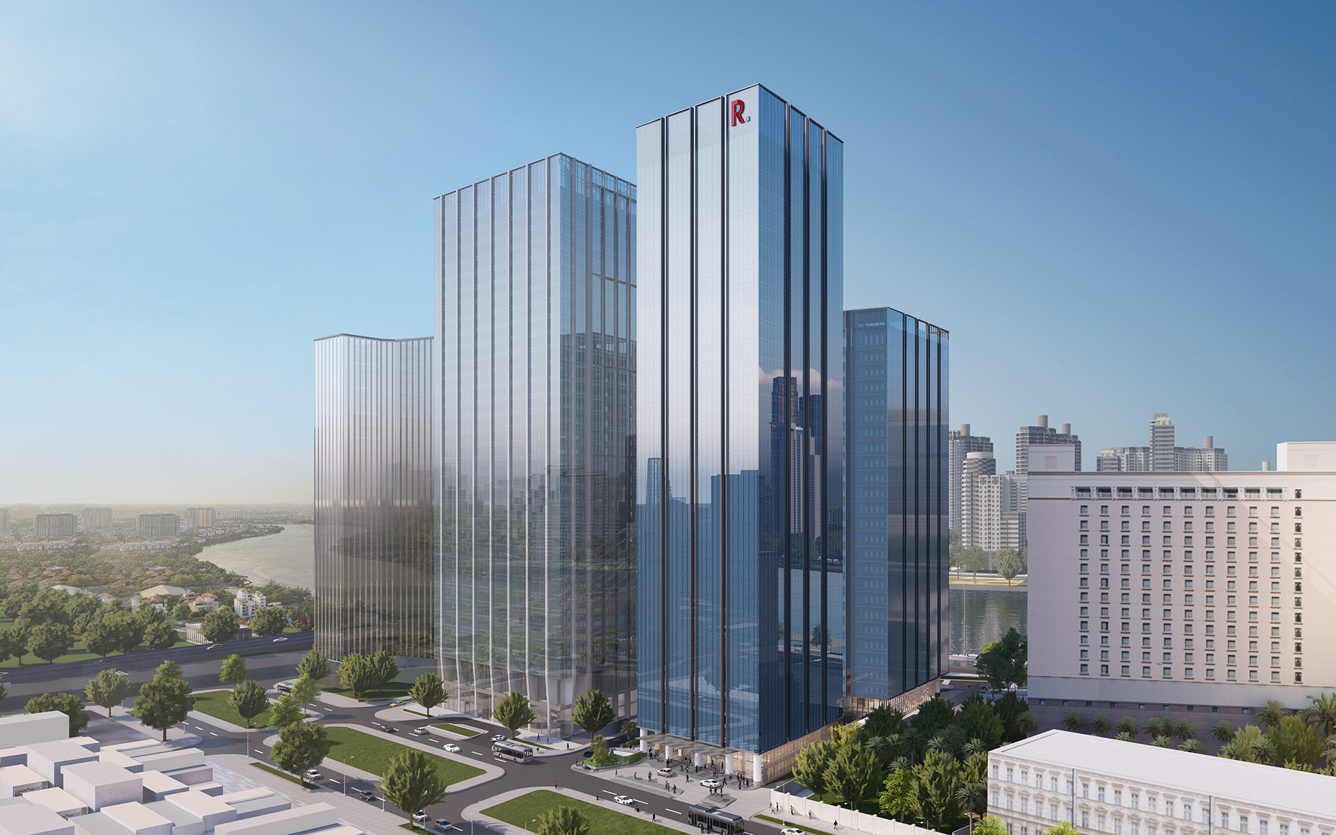 Topping-out Ceremony of The Kross Office Building (The Nexus Complex ...