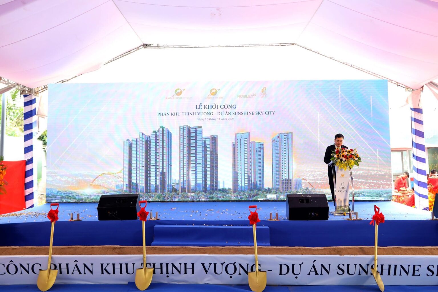 Groundbreaking of the Thinh Vuong Subdivision – Sunshine Sky City Project in Ho Chi Minh City ...