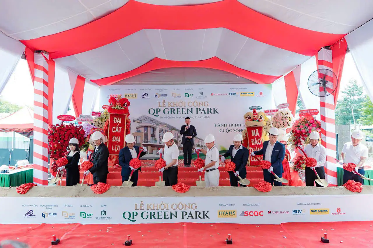 Groundbreaking of QP Green Park Project in Binh Duong (now Ho Chi Minh ...