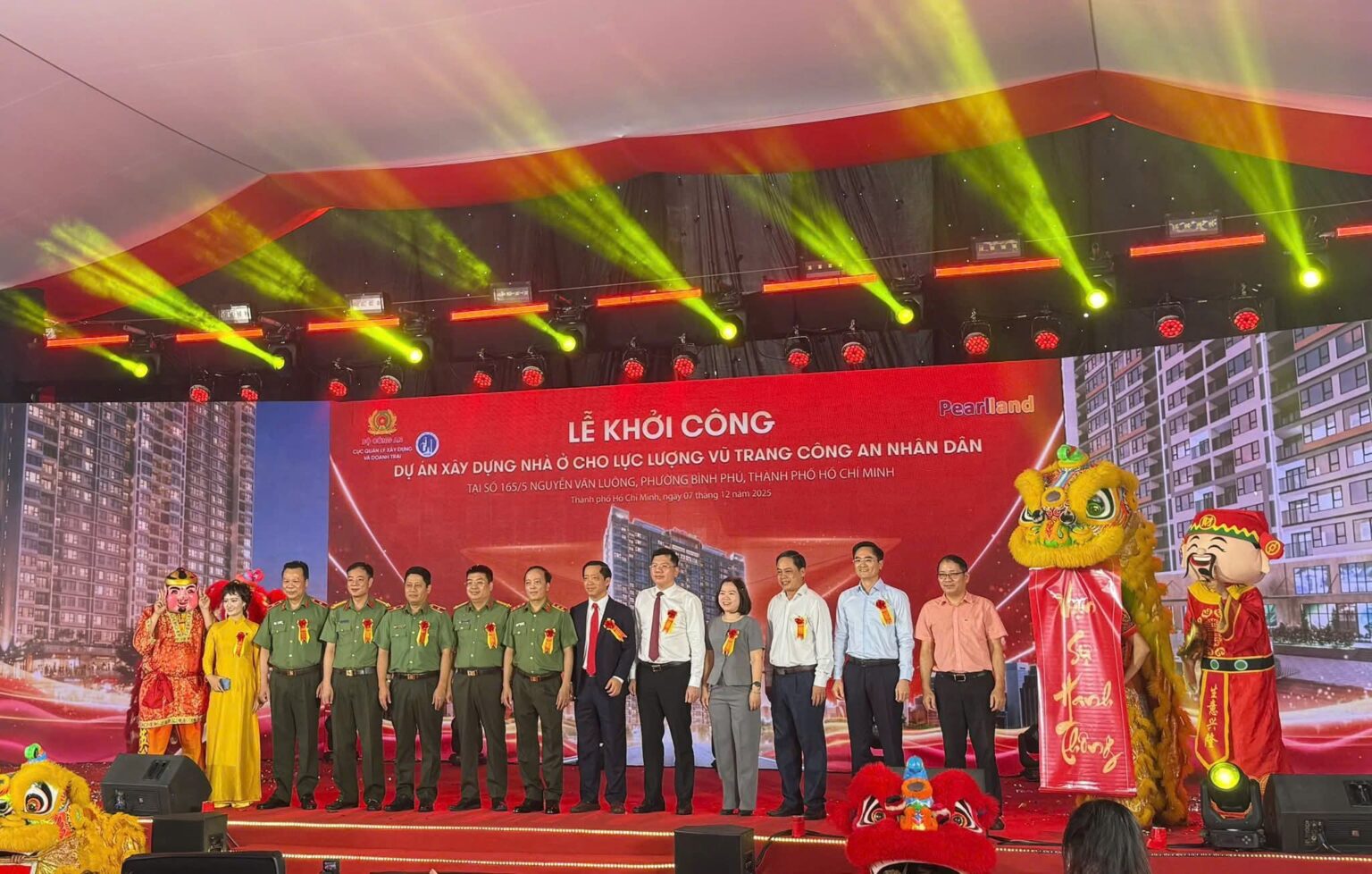 Groundbreaking of the Social Housing Project for Police Officers — Bình ...