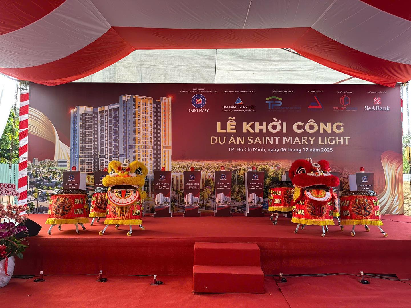 Groundbreaking of the Saint Mary Light Project in Binh Duong (now Ho Chi Minh City) - The ...